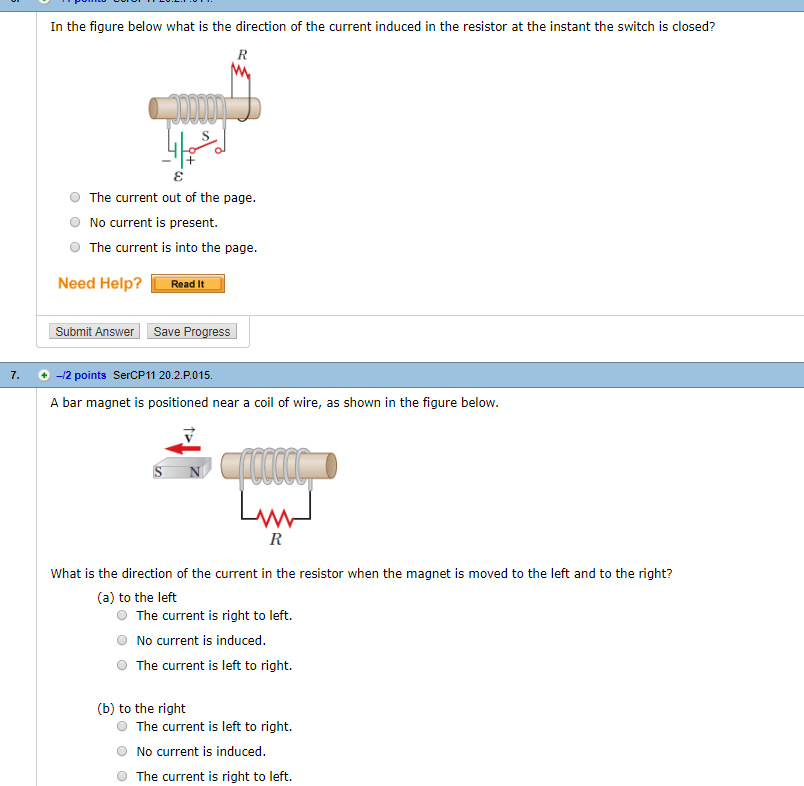 Solved In the figure below what is the direction of the | Chegg.com