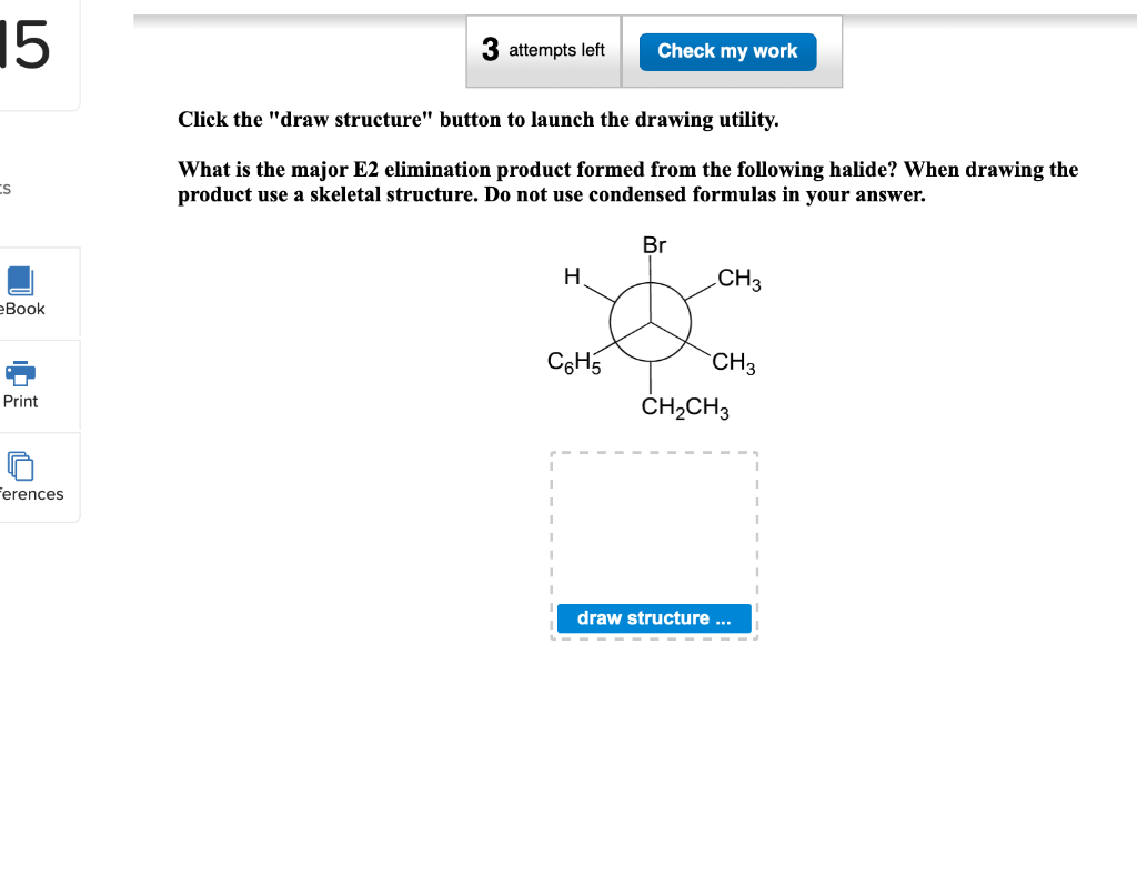 Solved 15 3 attempts left Check my work Click the "draw | Chegg.com