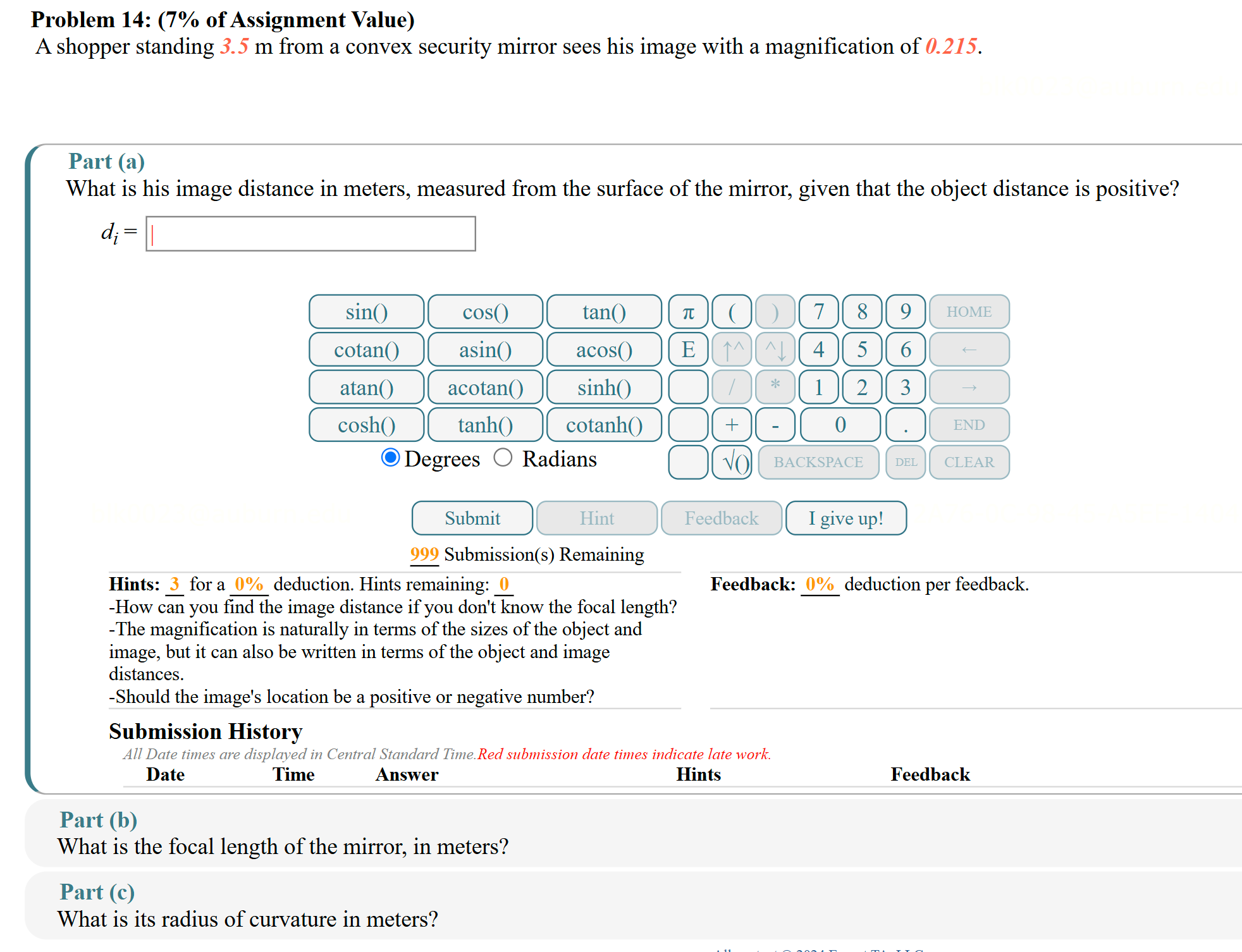 Solved by an EXPERT Problem 14: (7\% ﻿of Assignment Value)A shopper | Chegg.com
