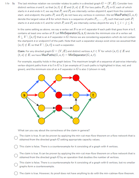 Solved If your answer is true, please provide an explination | Chegg.com