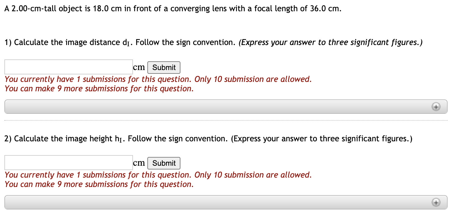 Solved A 2.00-cm-tall object is 18.0 cm in front of a | Chegg.com