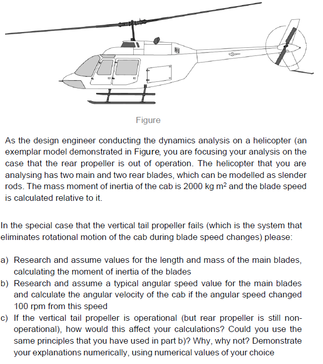 Solved Figure As the design engineer conducting the dynamics | Chegg.com