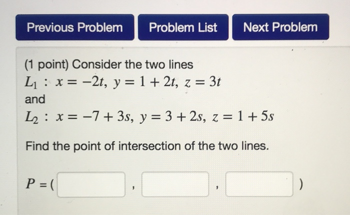 Solved Previous Problemproblem List Next Problem 1 Point 