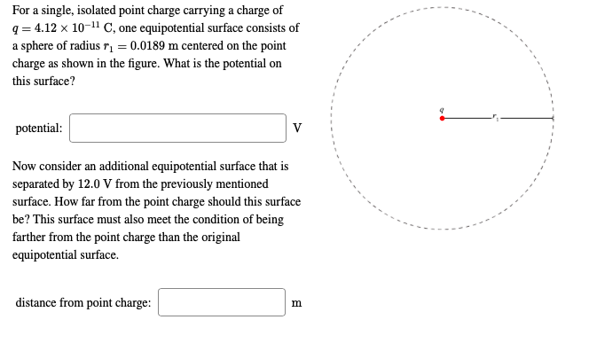 Solved For a single, isolated point charge carrying a charge | Chegg.com