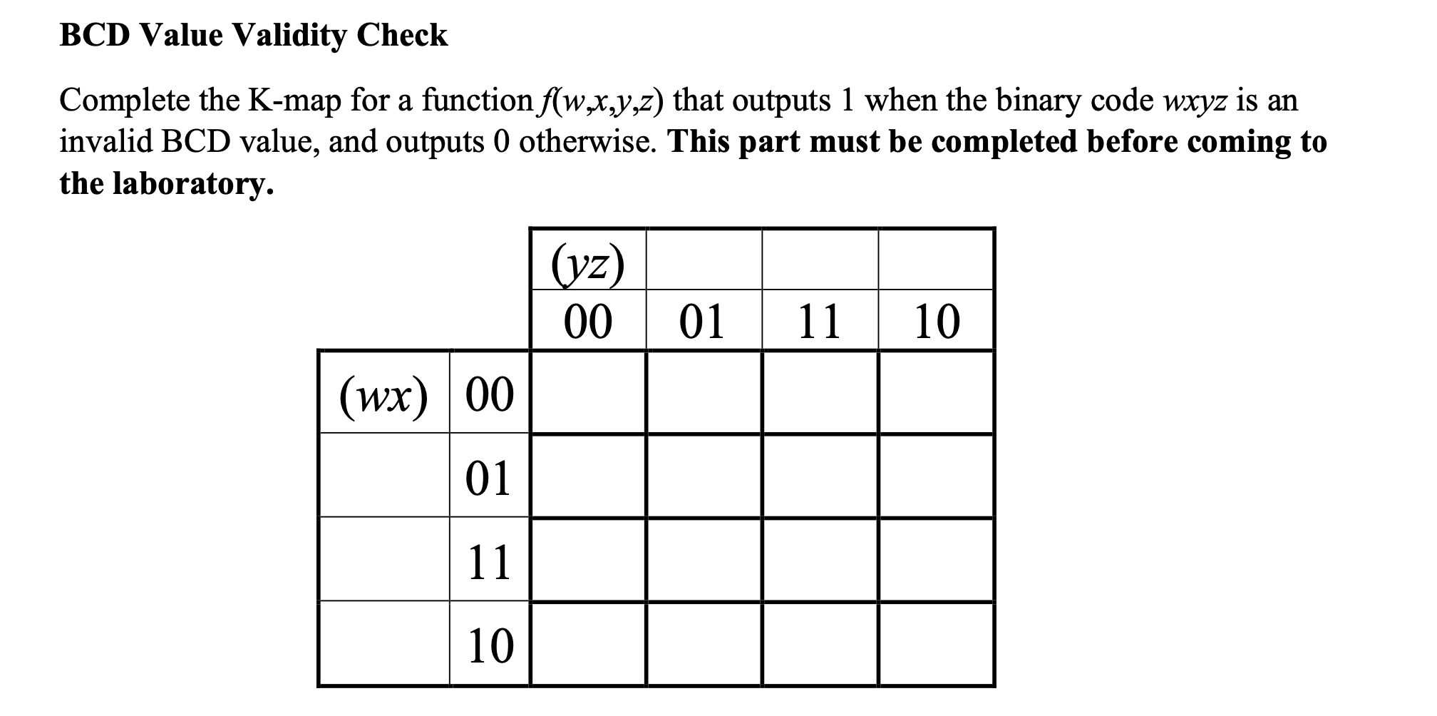 Solved Lab Preparation To prepare for the in-person lab | Chegg.com