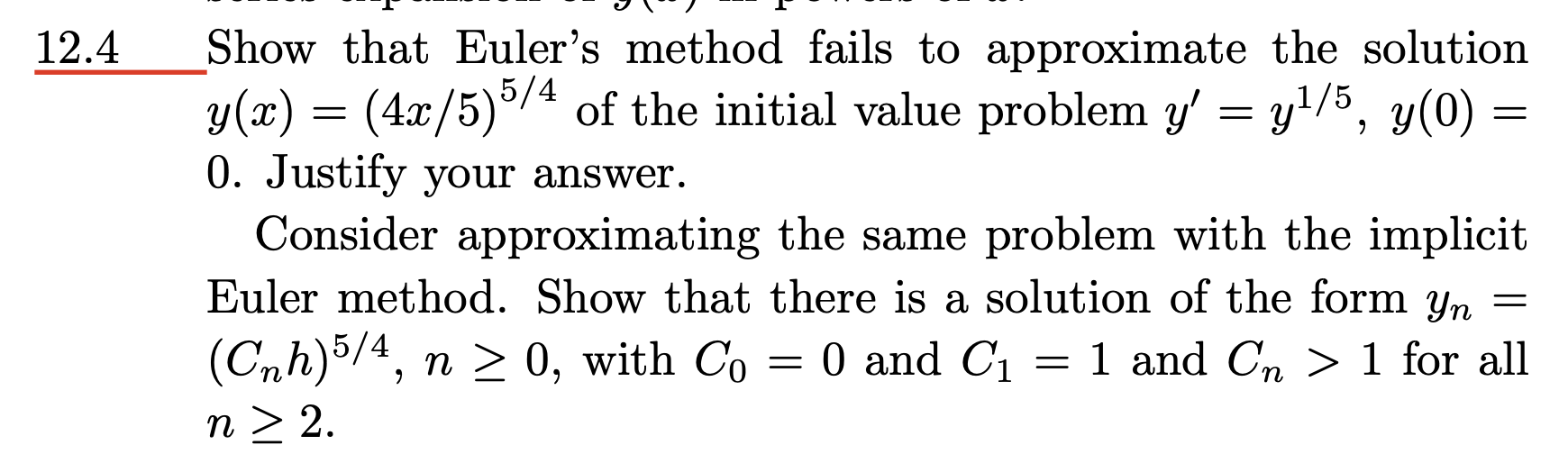 Find the values of α and β so that the three-step | Chegg.com