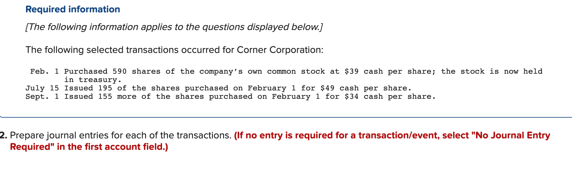 Solved Required information [The following information | Chegg.com Solved Required information [The following information | Chegg.com