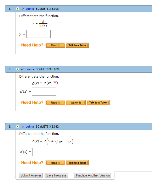 Solved ,' ㅢ1 points SCalcET8 3.6.006 Talk to a Tutor 8. 1 | Chegg.com Solved ,' ㅢ1 points SCalcET8 3.6.006 Talk to a Tutor 8. 1 | Chegg.com