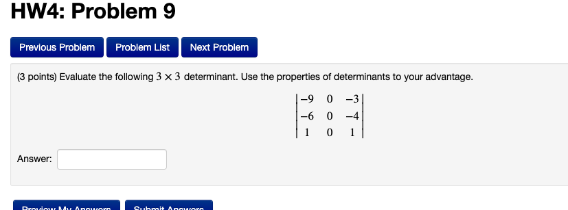 Solved HW4: Problem 7 Previous Problem Problem List Next | Chegg.com
