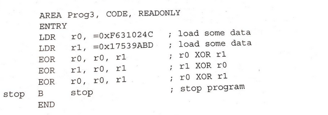 5. Convert the swapping register contents program in | Chegg.com