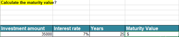 Solved How to calculate the maturity value (simple interest) | Chegg.com