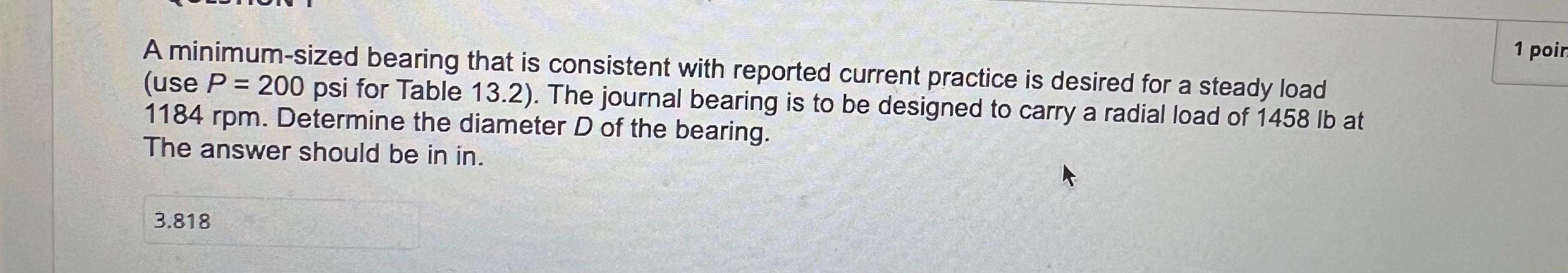 Solved Chapter 13 Lubrication and Sliding BearingsA | Chegg.com