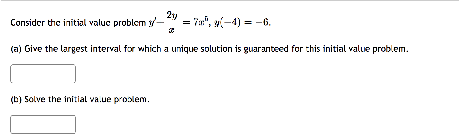 Solved Consider the initial value problem | Chegg.com