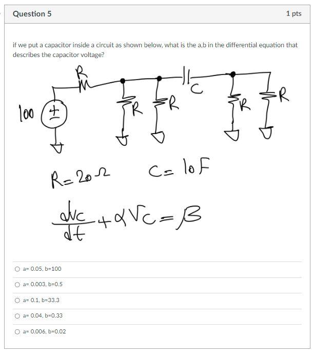 Solved if we put a capacitor inside a circuit as shown | Chegg.com