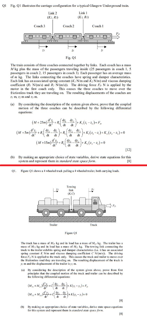 I need help with Q1a, Q1b and Q2a, Q2b please. I want | Chegg.com