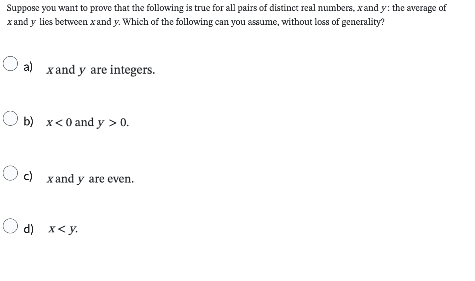 Solved Suppose you want to prove that the following is true | Chegg.com