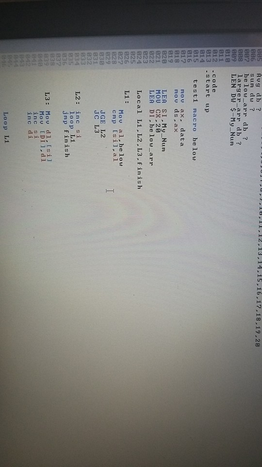 Solved by using 8086 emulator, how to construct such code | Chegg.com