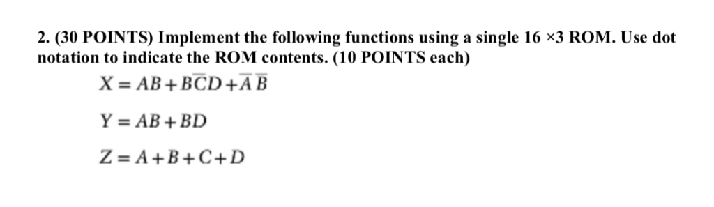 Solved 2. (30 POINTS) Implement the following functions | Chegg.com