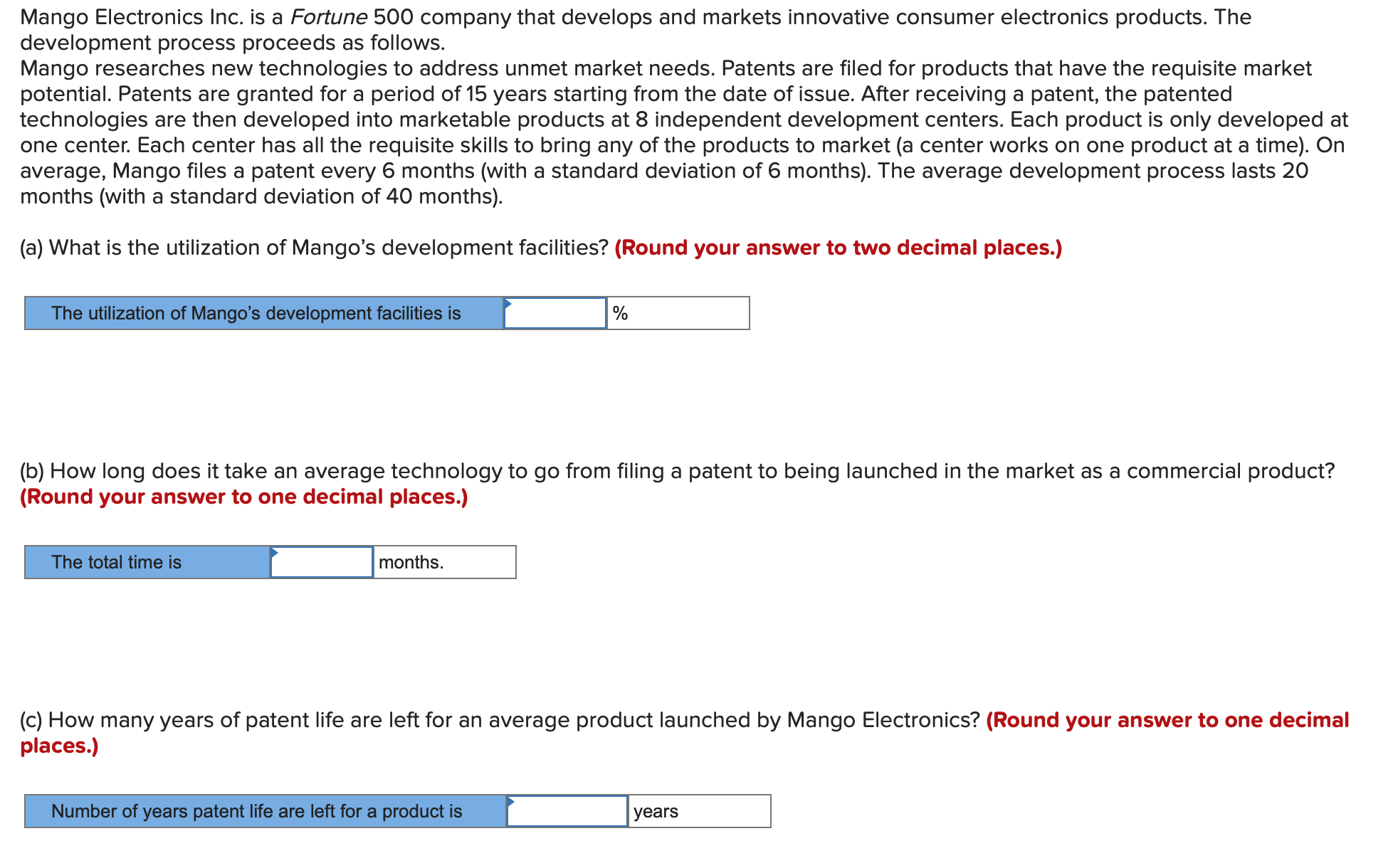 Solved Mango Electronics Inc. is a Fortune 500 ﻿company that | Chegg.com