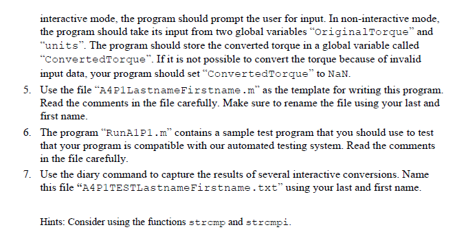 Problem Statement Develop a well-documented program | Chegg.com