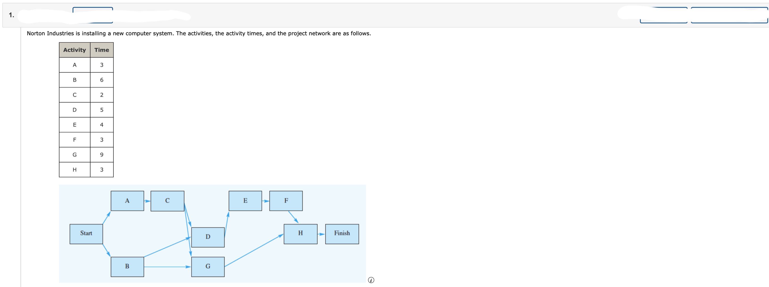 1. Norton Industries is installing a new computer | Chegg.com