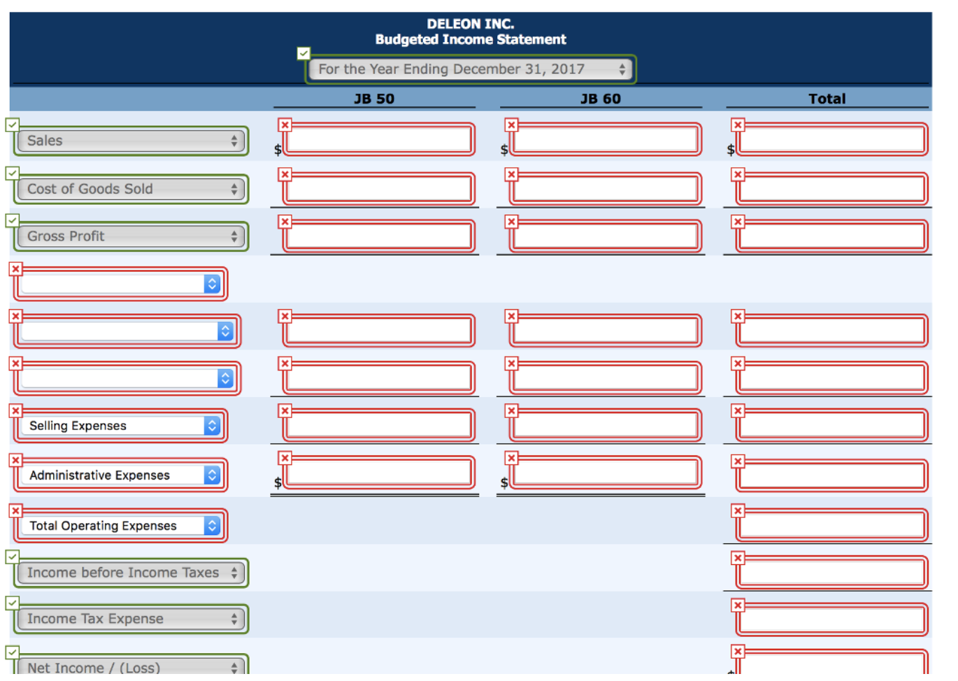 Solved Problem 21-2A (Part Level Submission) Deleon Inc. is | Chegg.com