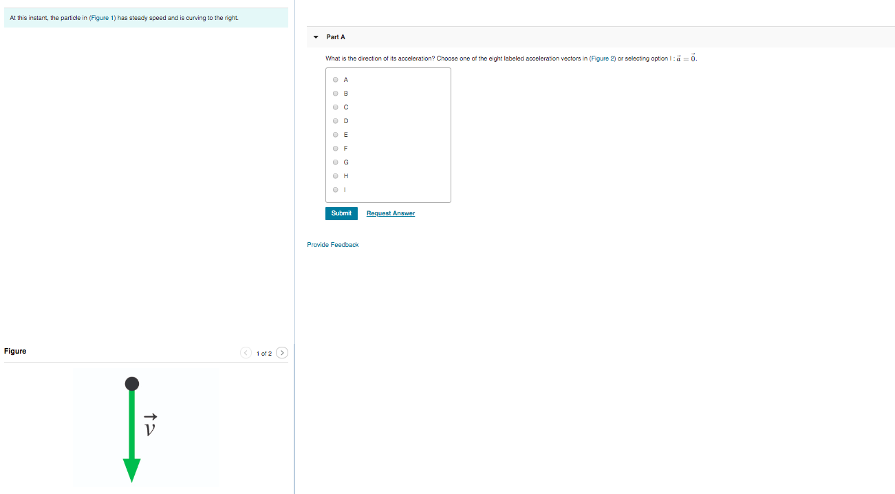 Solved At this instant, the particle in (Figure 1) has | Chegg.com