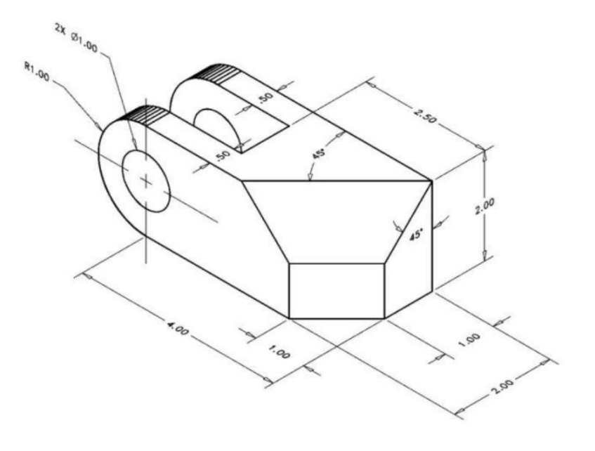 Solved 1. What are the datum features in this drawing? | Chegg.com