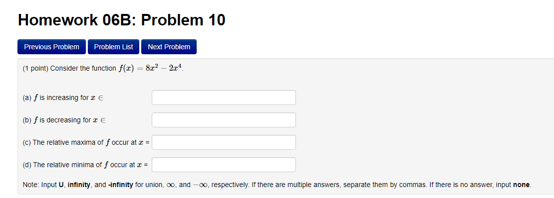 Solved Homework 06B: Problem 10 Previous Problem Problem | Chegg.com