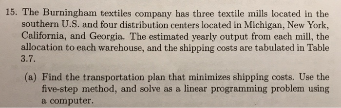 Solved Note: Please ignore the 5-Step method and provide the | Chegg.com