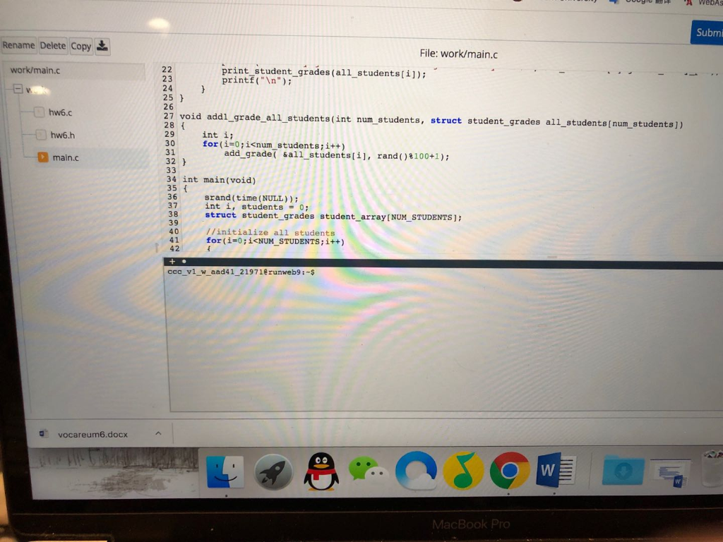 Solved C program, please!! Create a struct called | Chegg.com