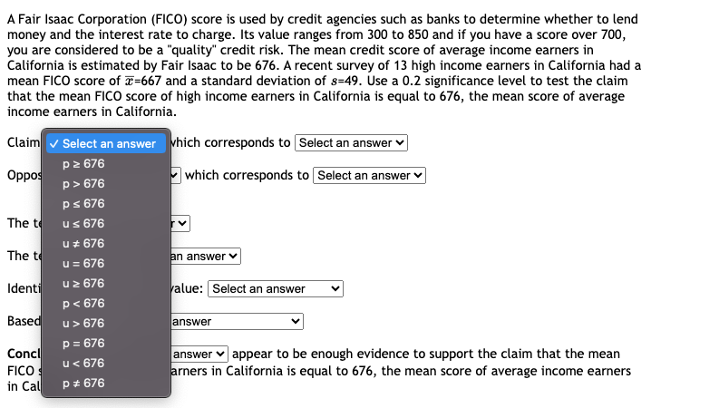 Solved A Fair Isaac Corporation (FICO) score is used by | Chegg.com