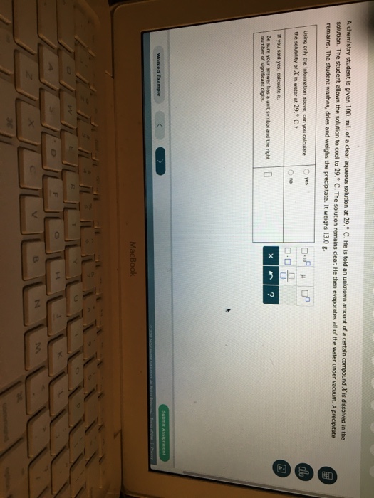 Solved mL of a clear aqueous solution at 29.° C. He is told | Chegg.com