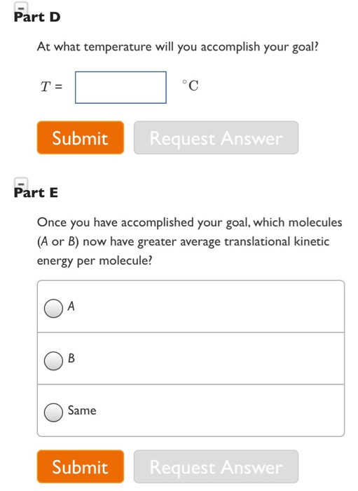 Solved You have two identical containers, one containing gas | Chegg.com