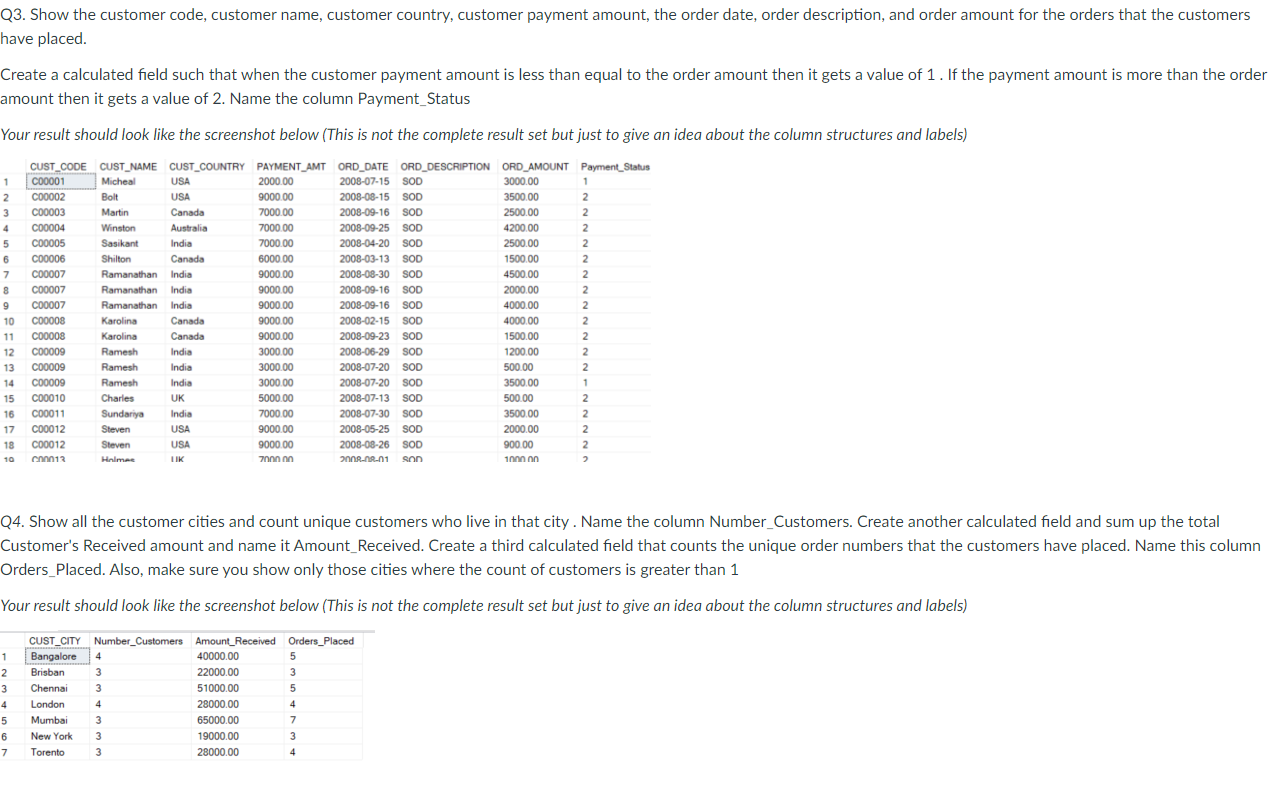 Solved THIS IS CREATE DATA LOAD | Chegg.com