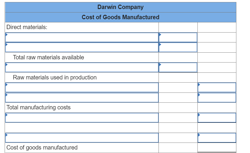 Darwin Company manufactures only one product that it | Chegg.com