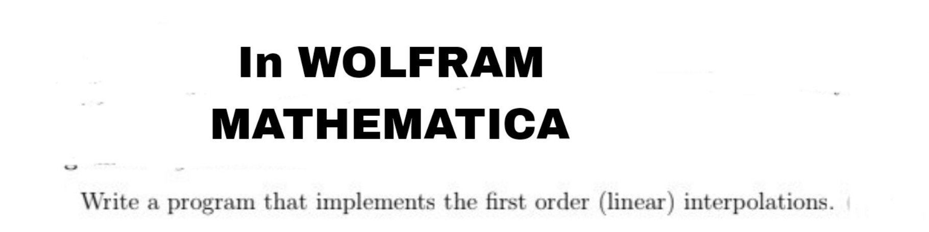 Solved Write a program that implements the first order | Chegg.com