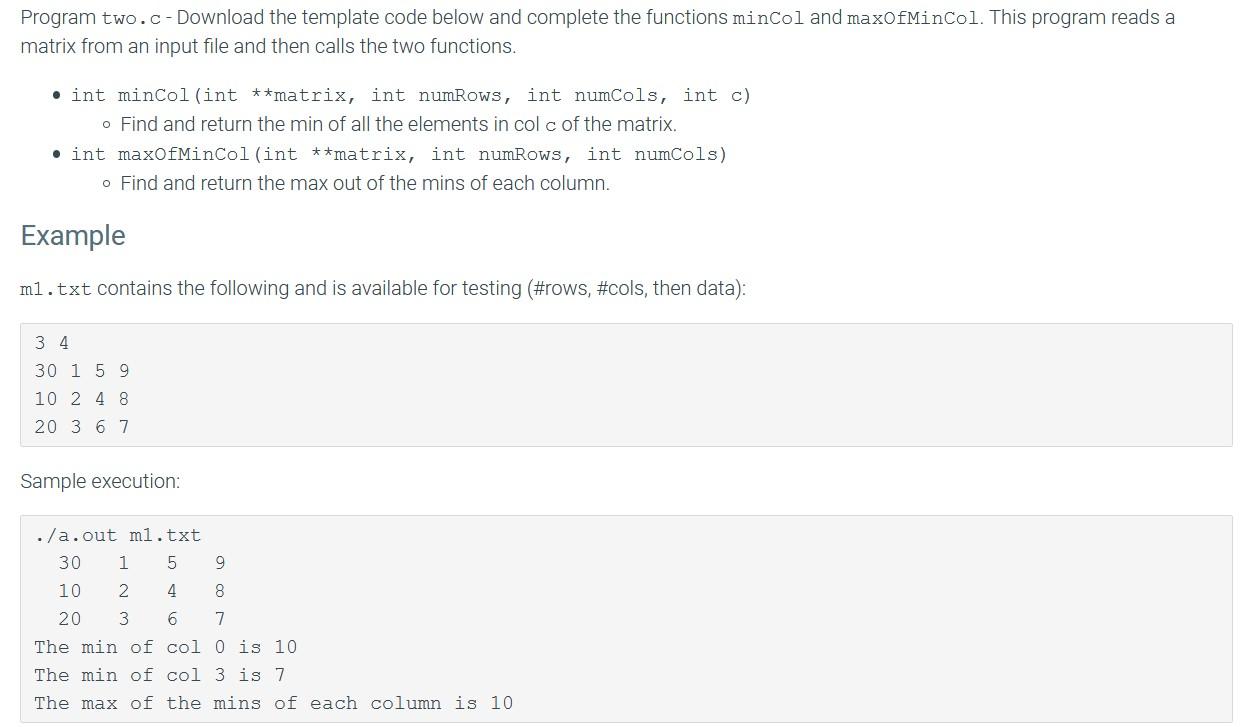 Solved #include #include #include | Chegg.com