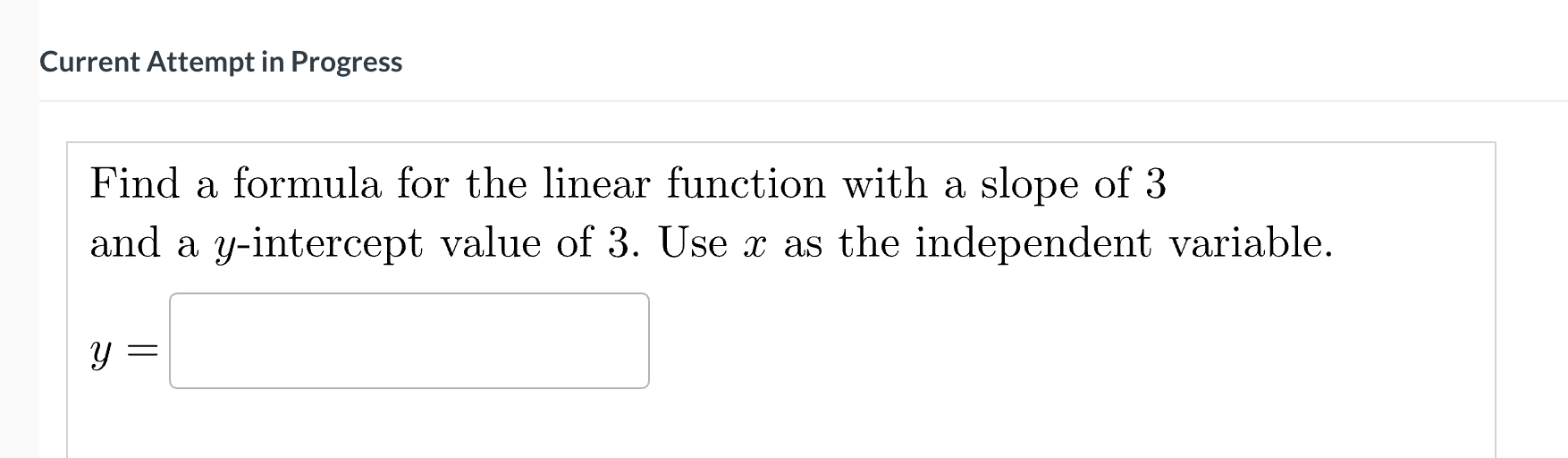 Solved Current Attempt in ProgressFind a formula for the | Chegg.com