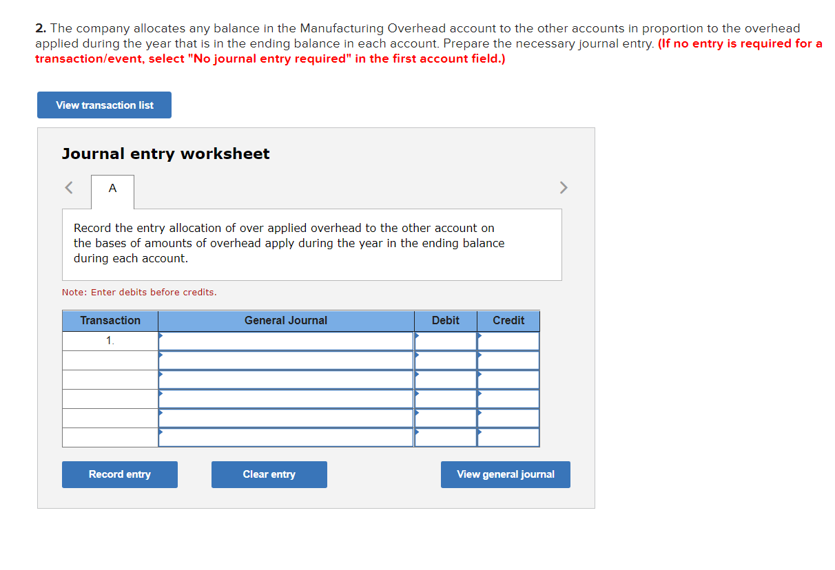 Solved 16 Problem 5-17 Applying Overhead; Journal Entries; | Chegg.com