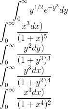 Solved Solve the following integrals using gamma and | Chegg.com