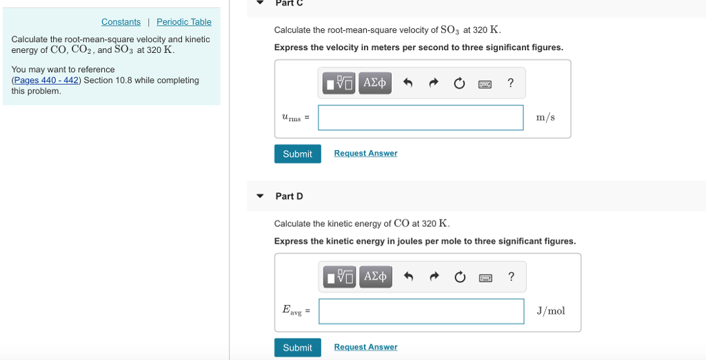 Solved Part C Constants| Periodic Table Calculate the | Chegg.com