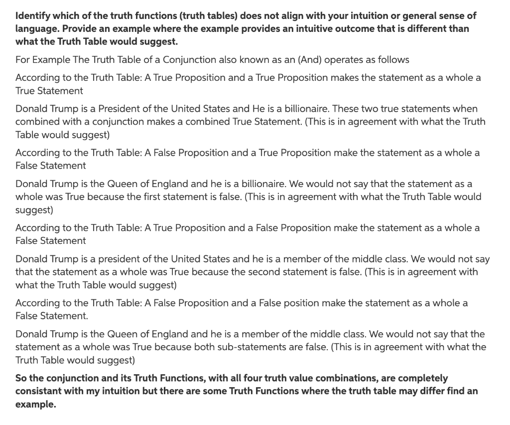 Solved Identify which of the truth functions (truth tables) | Chegg.com