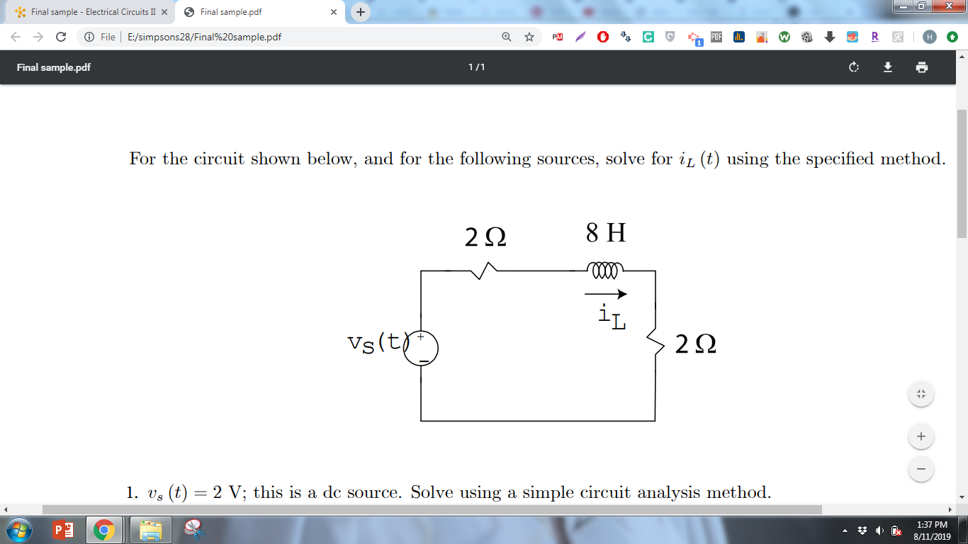Electrical Circuit Analysis Questions And Answers Pdf