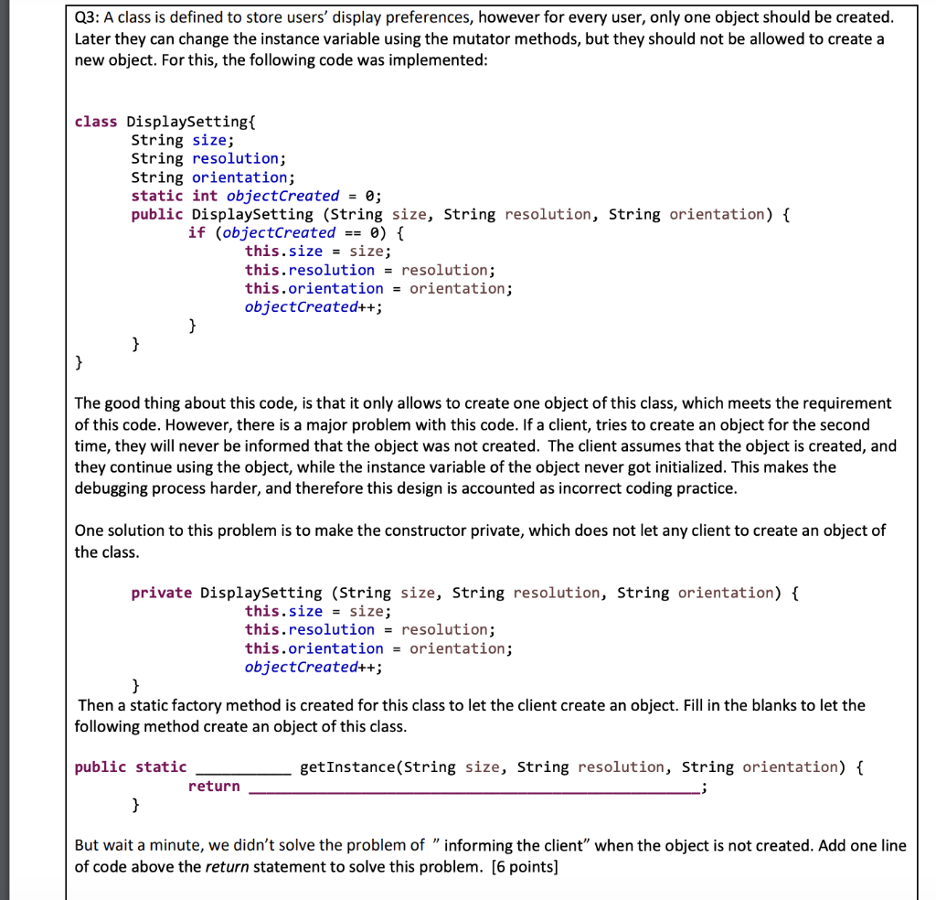 Solved Q1: Please see the code below and fill in the gaps so | Chegg.com