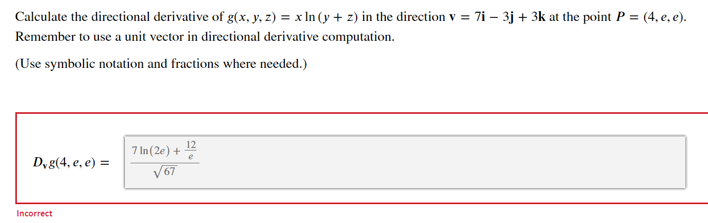 Solved Calculate the directional derivative of | Chegg.com