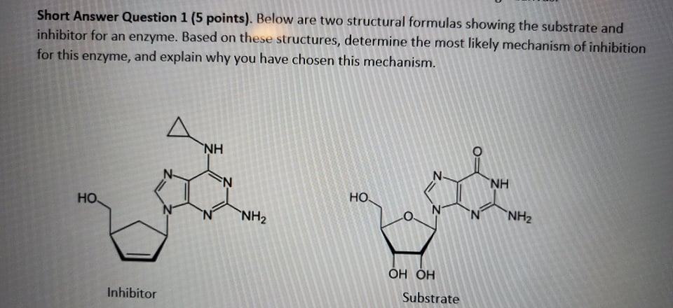 Solved Below are two structural formulas showing the | Chegg.com
