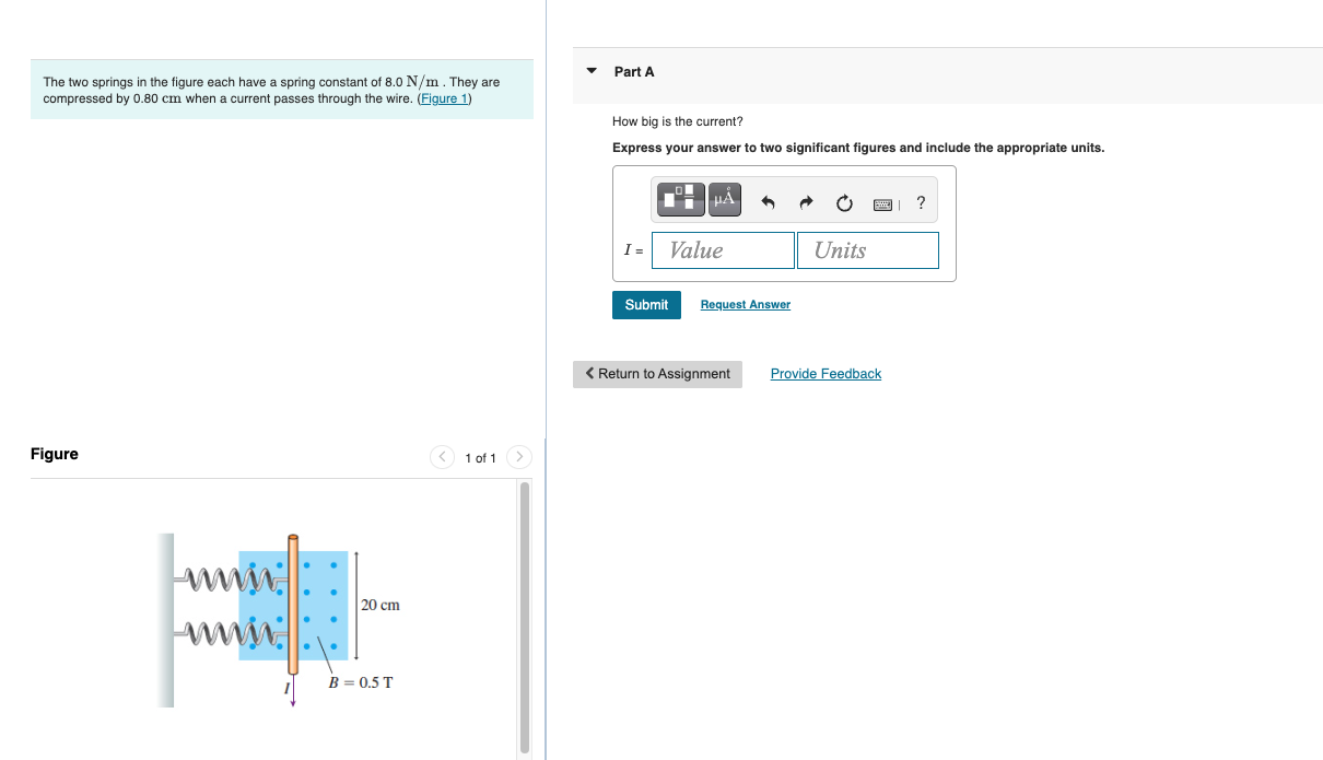 Solved The two springs in the figure each have a spring | Chegg.com