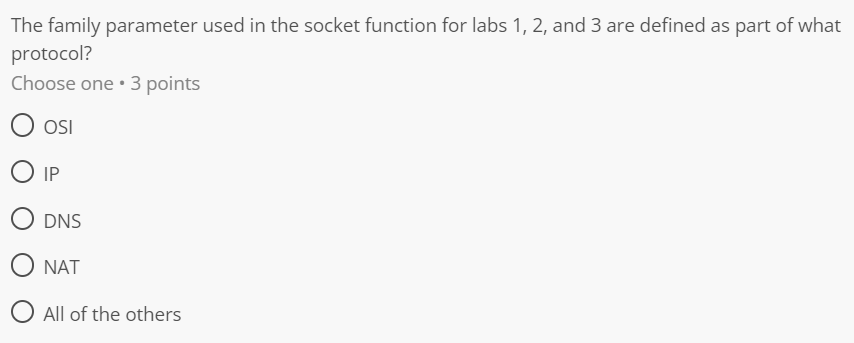 Solved A single connected TCP socket can receive data from | Chegg.com