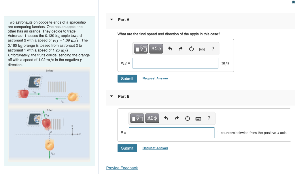 Solved Part A What are the final speed and direction of the | Chegg.com